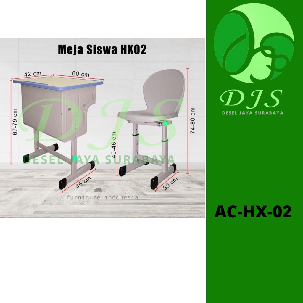 Jual Meja Sekolah - Meja Siswa - Meja Belajar HX02 - Kursi Sekolah ...