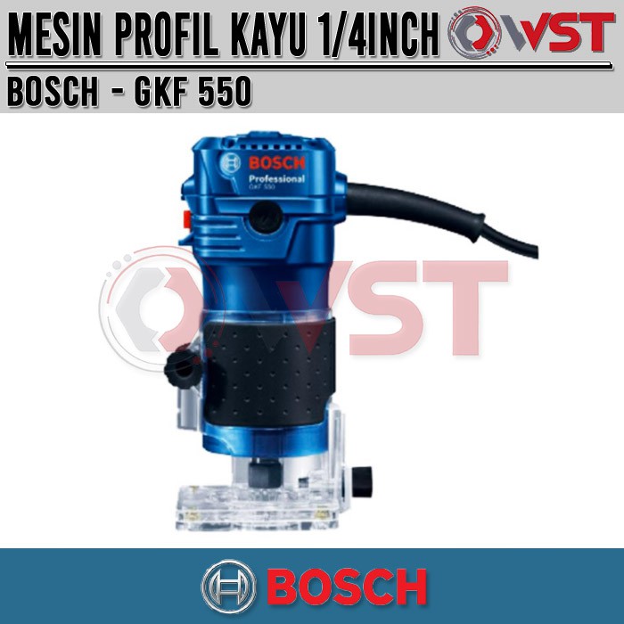 Jual Mesin Profil Kayu BOSCH GKF 550 1/4inch - Router Trimmer | Shopee ...