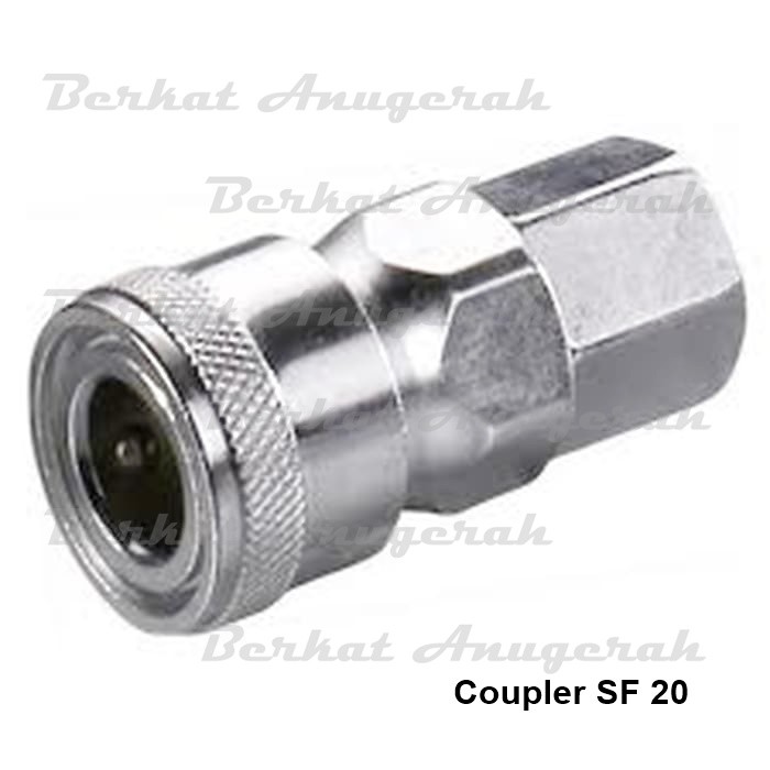 Jual Coupler SF 20 Two Touch Air Quick/Kopler Sambungan Kompresor SF20 ...