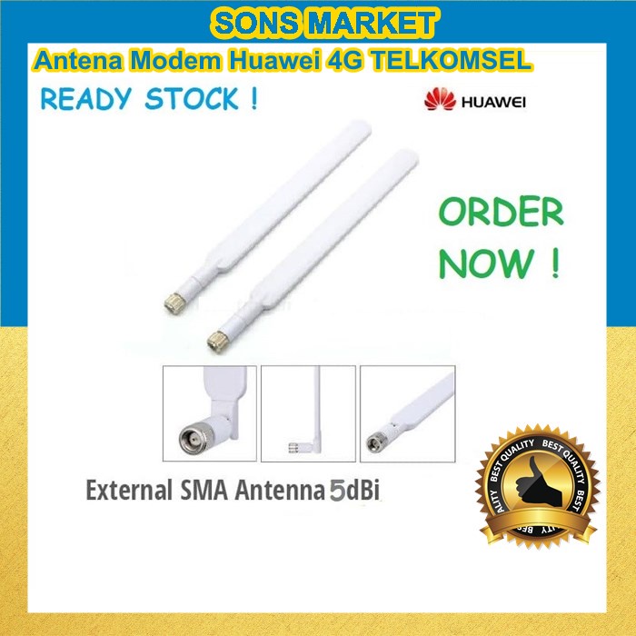 Jual Antena Modem Huawei 4G TELKOMSEL ORBIT STAR B310 B311 B312 B315 B593 - ANTENA ISI 1PCS ...