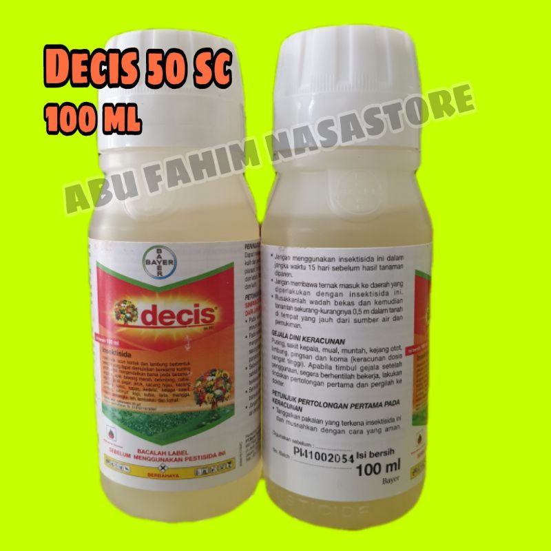 Jual INSEKTISIDA DECIS 25 EC 100 ML / RACUN HAMA TANAMAN / RACUN ULAT ...