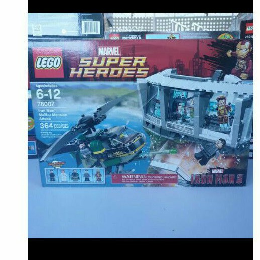 Jual LEGO Marvel Super Heroes Iron Man 3 Malibu Mansion Attack 76007 ...