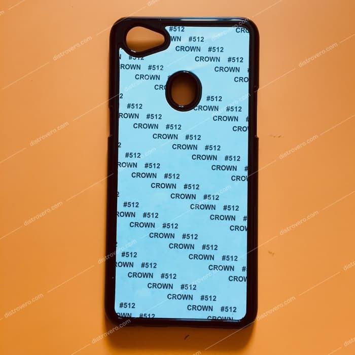 Jual Case Oppo F7 Snap On 2D Hard Polos Blank Sublimasi Black custom ...