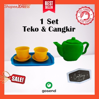 Jual Set Mainan Anak Teko & Cangkir Mini 1 Set | Shopee Indonesia
