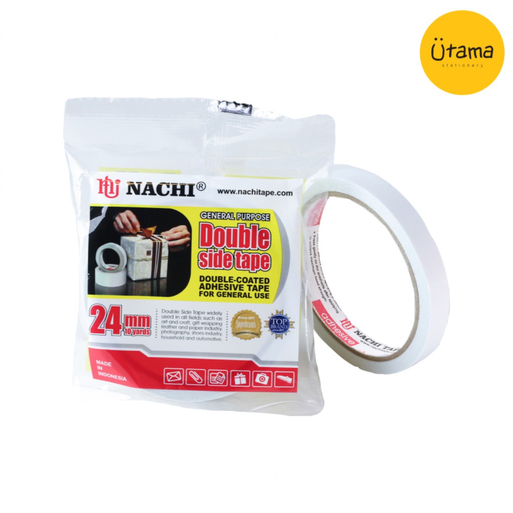 Jual Solasiban/Solasi/Selotip/Isolasi Double Tape Nachi (1”) | Shopee ...