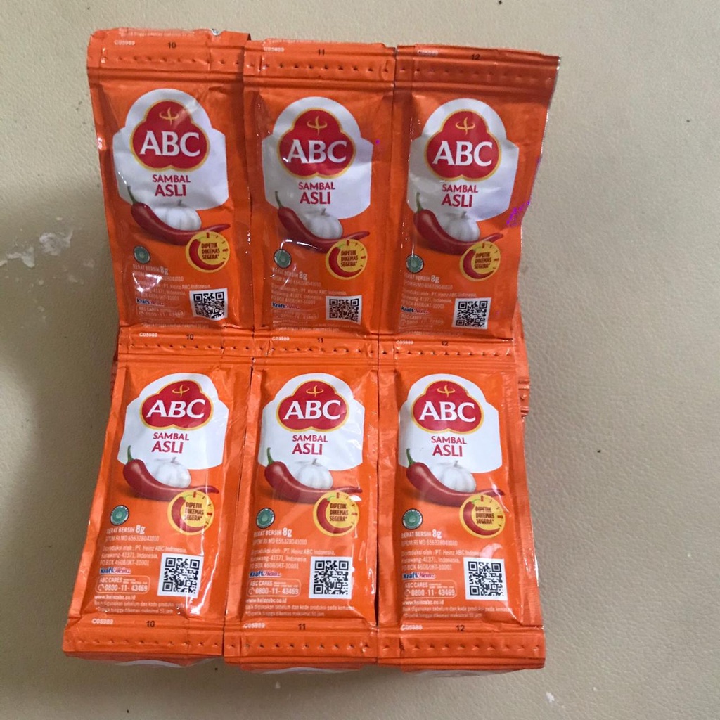 Jual 1 RENTENG/ 1 RENCENG SAOS SAMBAL TOMAT ABC SACHET 1 PACK ISI 42 ...