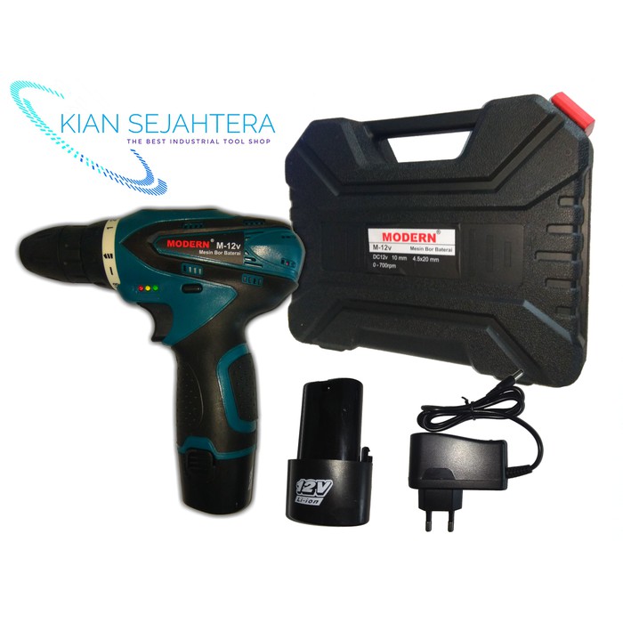 Jual Mesin Bor Cordless 12V Modern, Mesin Bor Charger | Shopee Indonesia