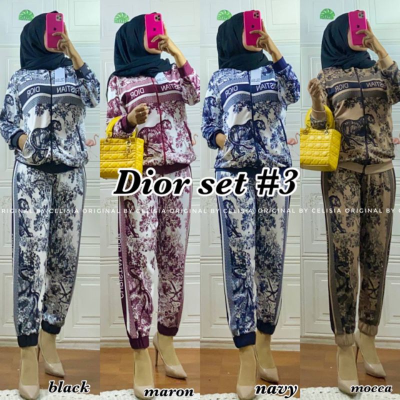 Jual DIOR SET TERBARU ~motif CANTIK KEKINIAN TERBARU diskon | Shopee ...