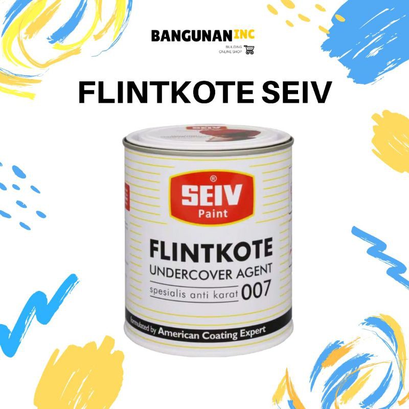 Jual FLINTKOTE SEIV 1 KG CAT BESI ANTI KARAT MOBIL PLINGKUT SENG MESIN ...