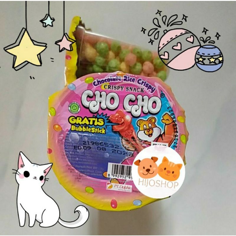 Jual Cho Cho Chocolate Rice Crispy 9g Jajanan Nyam | Shopee Indonesia