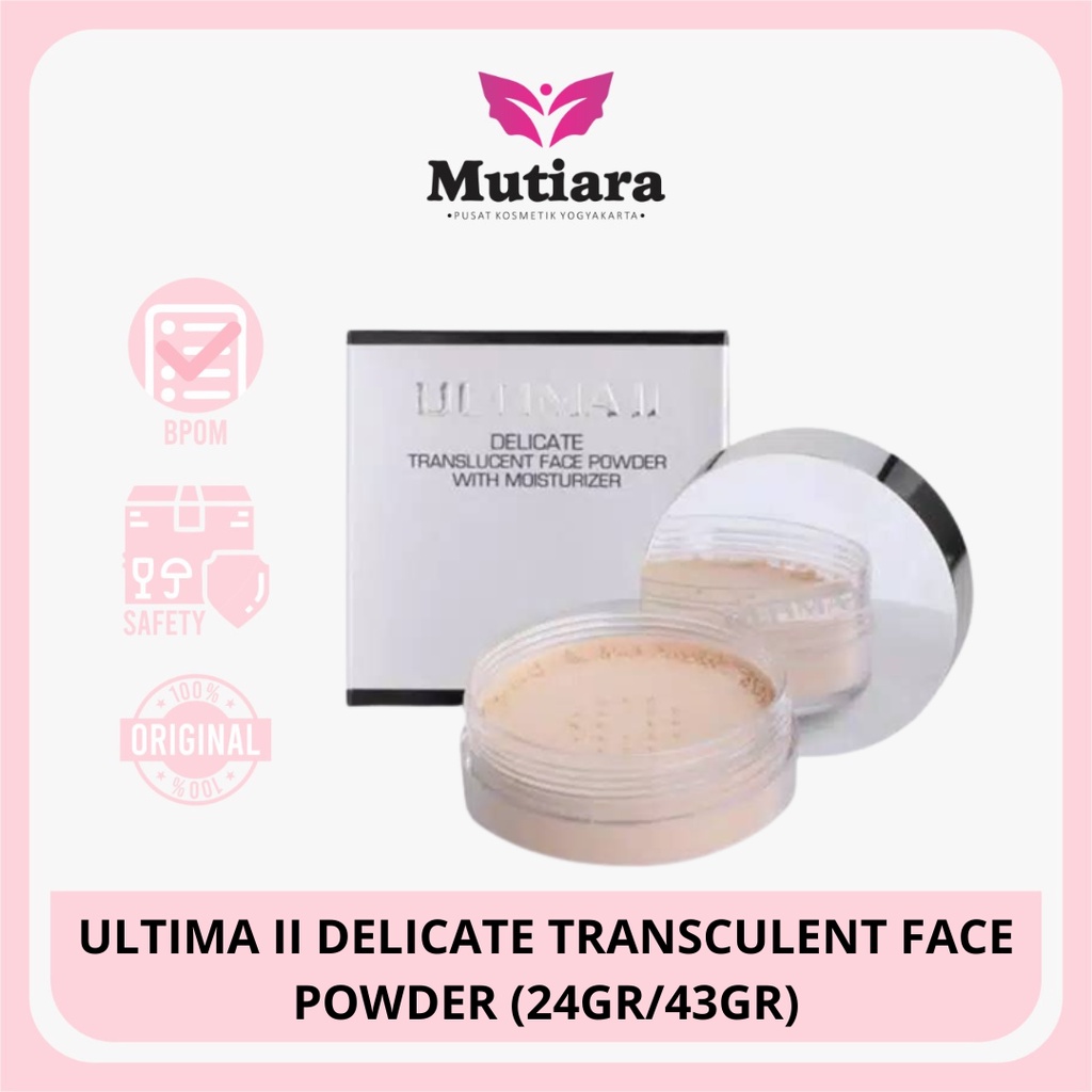 Jual ULTIMA II DELICATE TRANSLUCENT FACE POWDER (24GR/43GR) | Shopee ...