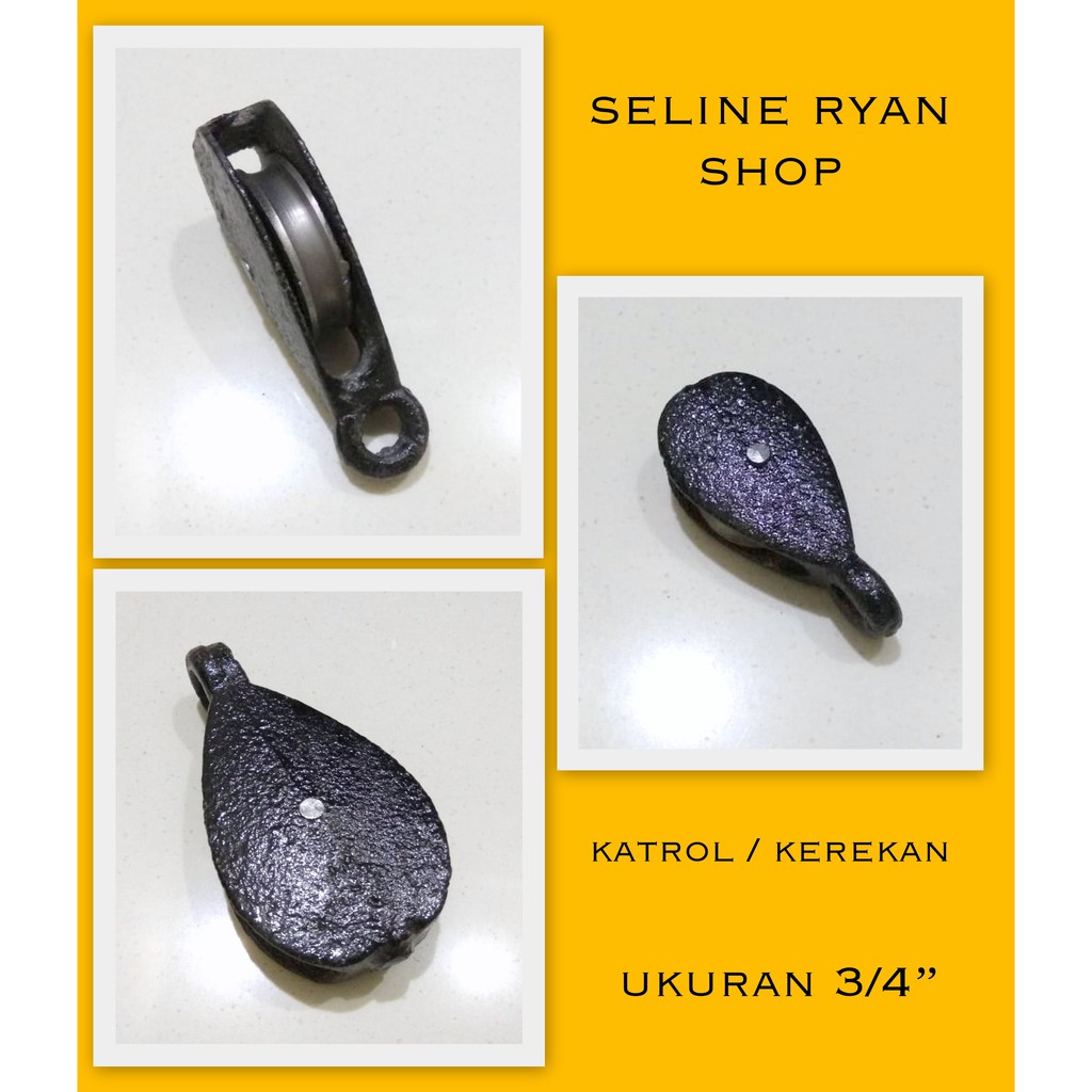 Jual Katrol Mini / Kerekan Sangkar Burung / Kerekan Bendera 3/4 ...