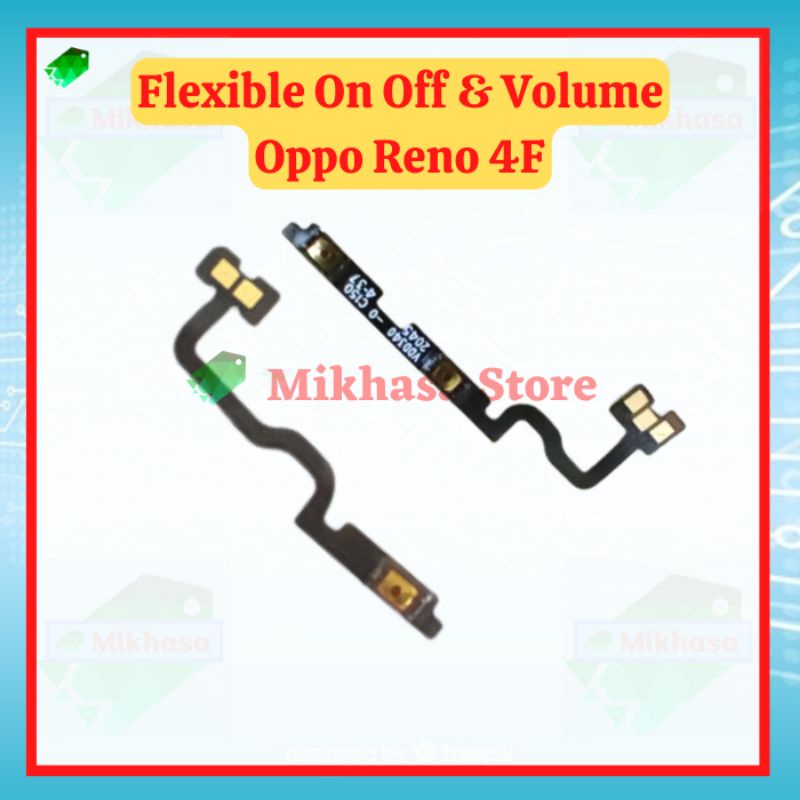 Jual Flexibel Flexible Fleksibel On Off Oppo Reno 4F Tombol Dalam On Off Volume Hp oppo Reno 4F ...