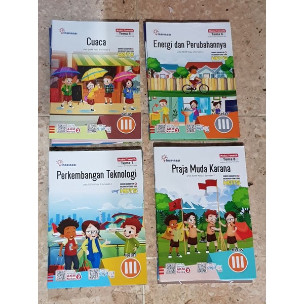 Jual LKS Ispirasi Tematik SD/Mi Kelas 3 K13 Semester 2 Tema 5.6.7.8 ...