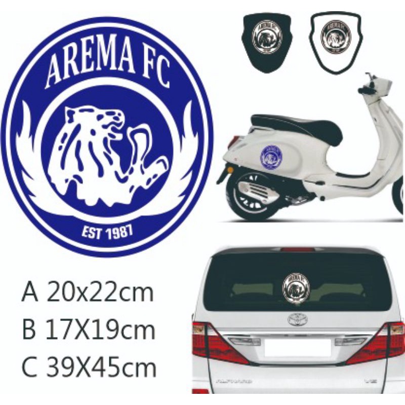 Jual Stiker Liga Indonesia Stiker Arema | Shopee Indonesia