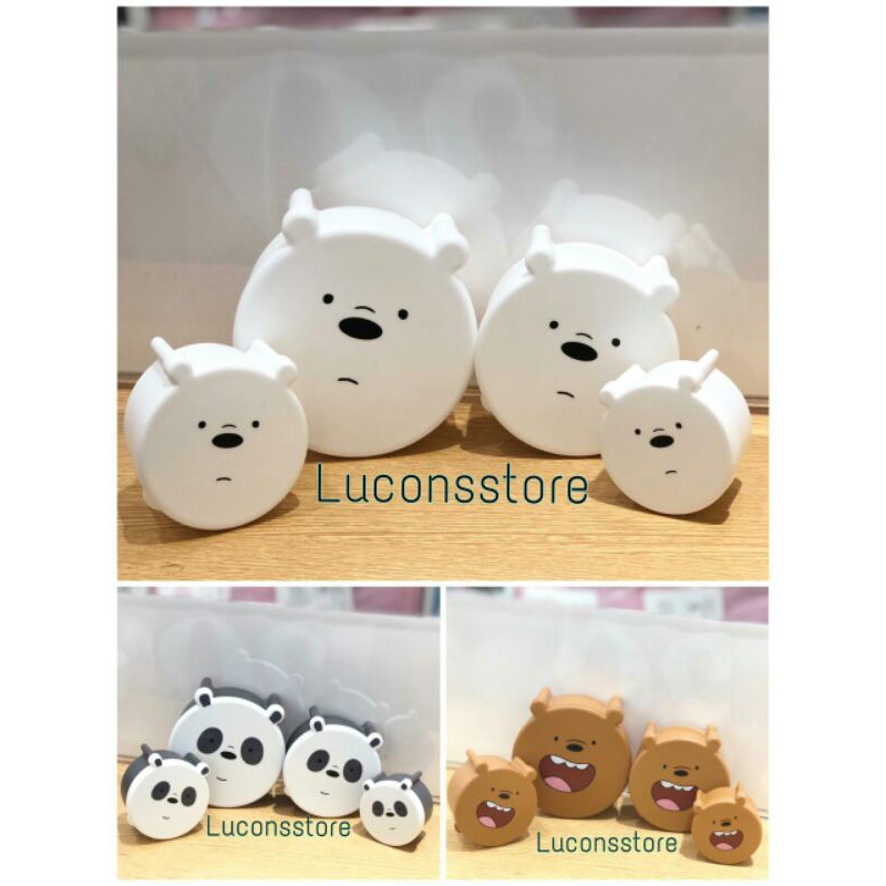 Jual MINISO TEMPAT MAKAN ANAK SERI WBB BENTO BOX WE BARE BEARS FOOD ...