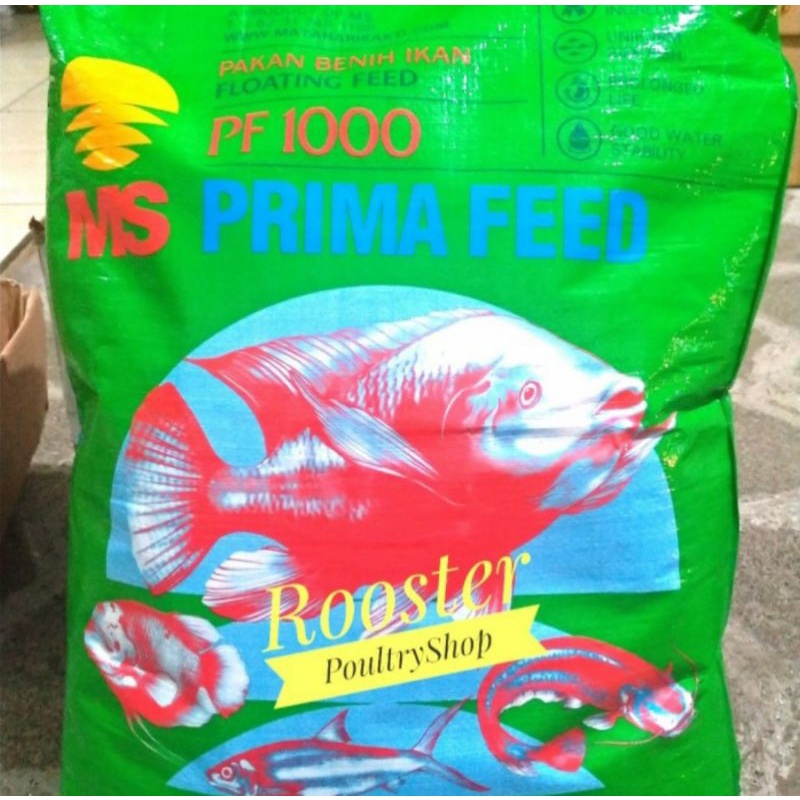 Jual Prima Feed PF 1000 Berat 1 Kg Pelet Pakan Ikan Premium Untuk Ikan ...