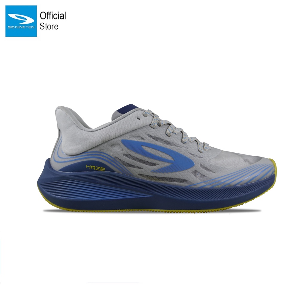 Jual 910 Nineten Haze Vision Sepatu Lari - Abu-Muda/Biru/Kuning ...