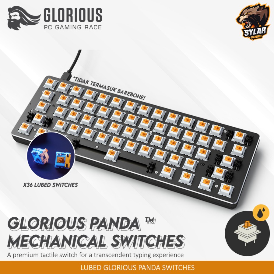 Jual Glorious Panda Lubed Version Gaming Keyboard Switches | Shopee ...