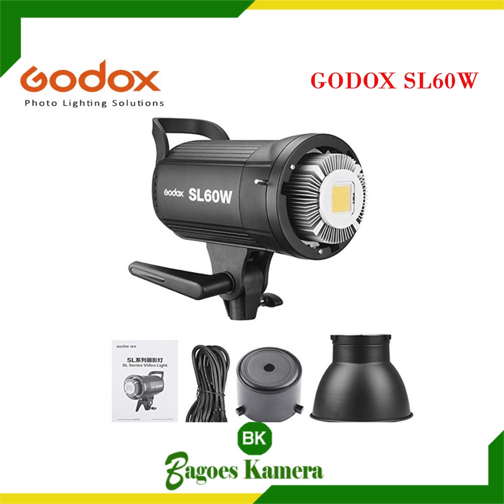 Jual Godox SL60W Led Video Light - Lampu Studio SL-60W Bowens Mount Godox SL 60W | Shopee Indonesia