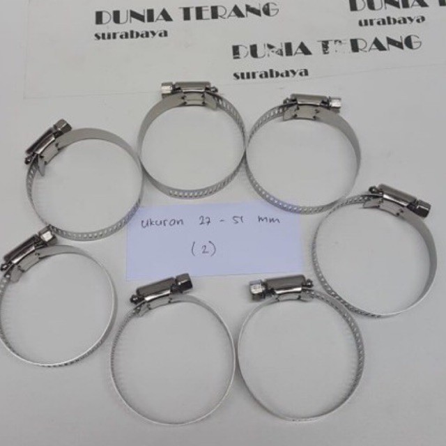 Jual Klem Selang VOXY Stainless Steel 2" - Cleam Slang Stenles Tw Kilap ...