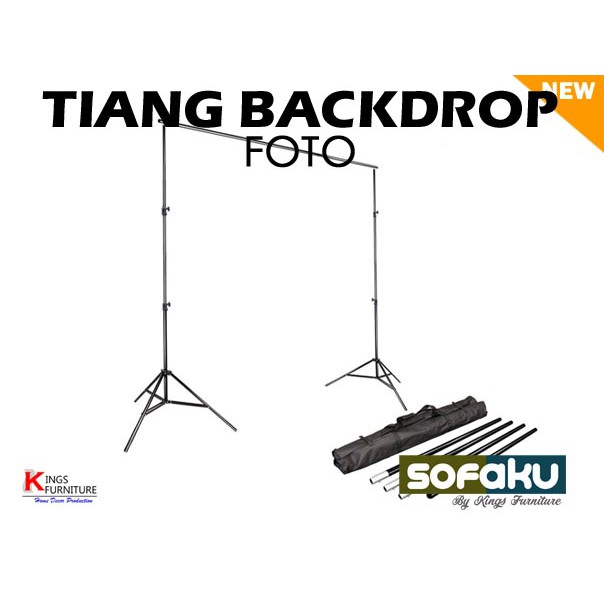 Jual Tiang Backdrop Foto Green Screen Studio Tiang Stand Background ...