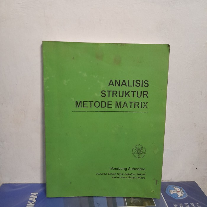 Jual BUKU Analisis Struktur Metode Matrix Karangan Bambang Suhendro | Shopee Indonesia