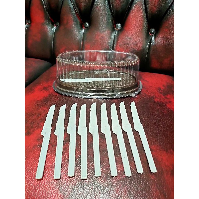 Jual Paket Mika Bolu oval (isi 10set)+pisau kue isi (10pcs) | Shopee ...