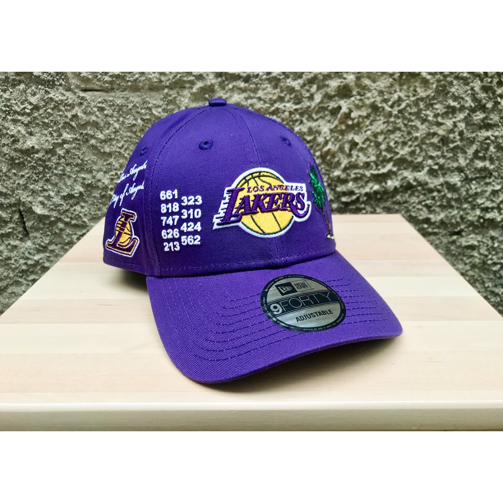 Jual Best Seller! Topi New Era 9Forty City Logos Los Angeles Lakers ...