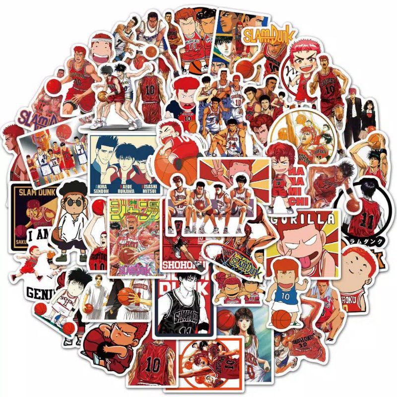 Jual Sticker Anime Slam Dunk / Sticker Murah | Shopee Indonesia