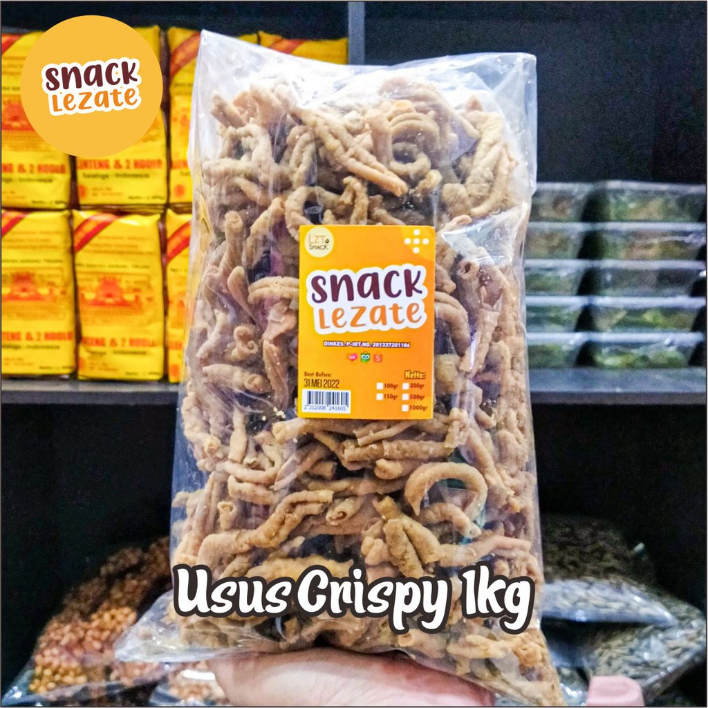 Jual Sedap Snack - Kripik Usus Ayam Super Original 1 Kg Murah Enak ...