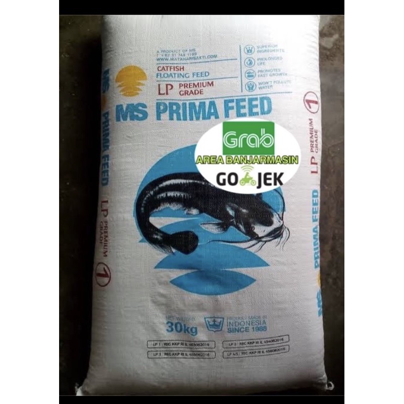 Jual Lp 1 2 3 5 prima feed 30 kg - pelet pakan ikan tambak patin lele ...