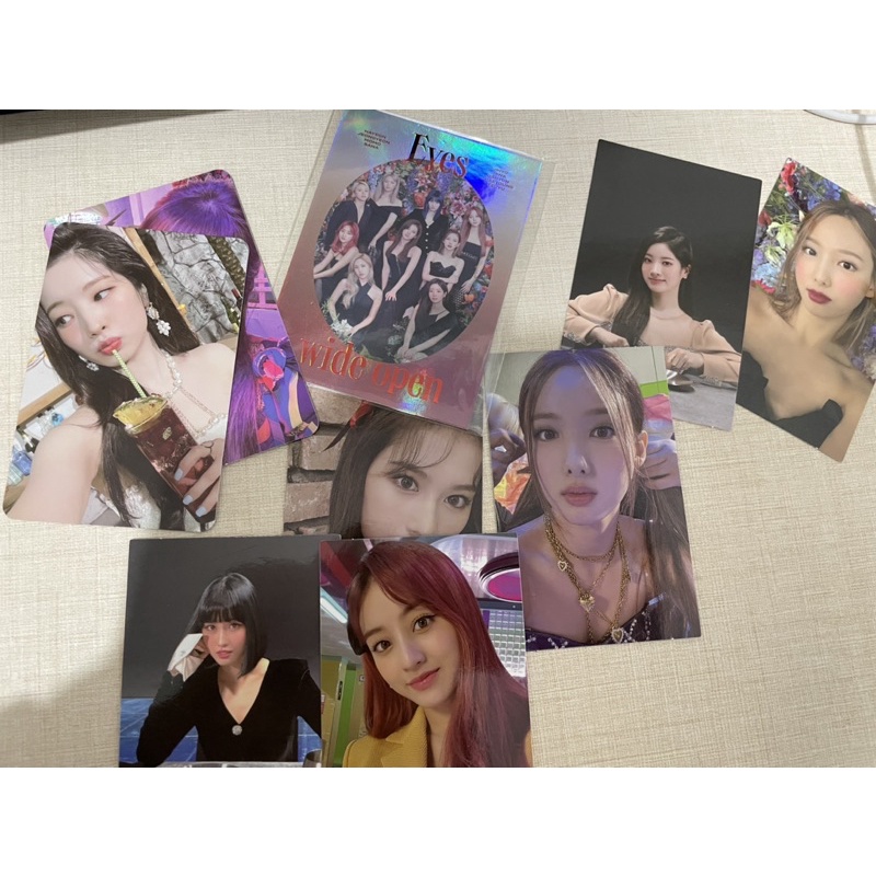 Jual PC Poster POB Greeting Cards TWICE EYES WIDE OPEN Nayeon Jihyo ...