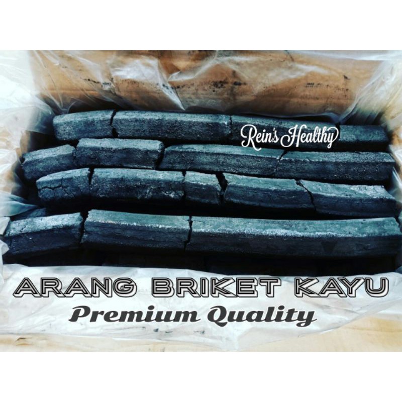 Jual Arang Briket BBQ Premium 10 kg Natural Wood Charcoal Briquette ...