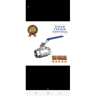 Jual 1/2" Ball valve sankyo model 2PC | Shopee Indonesia