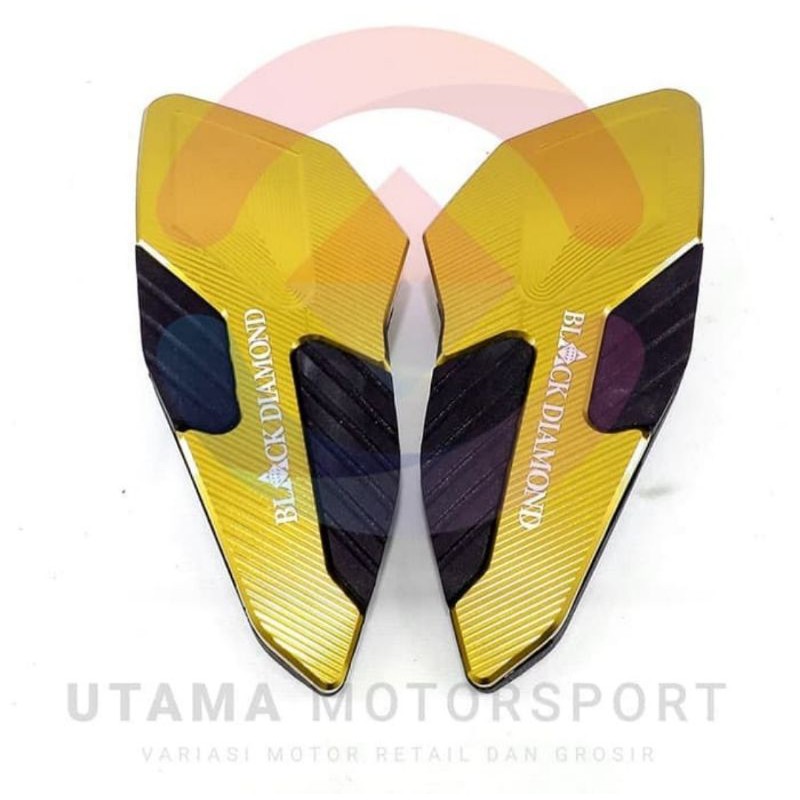 Jual STEEP FOOTSTEP PIJAKAN KAKI BELAKANG BLACK DIAMOND HONDA PCX 150 ...