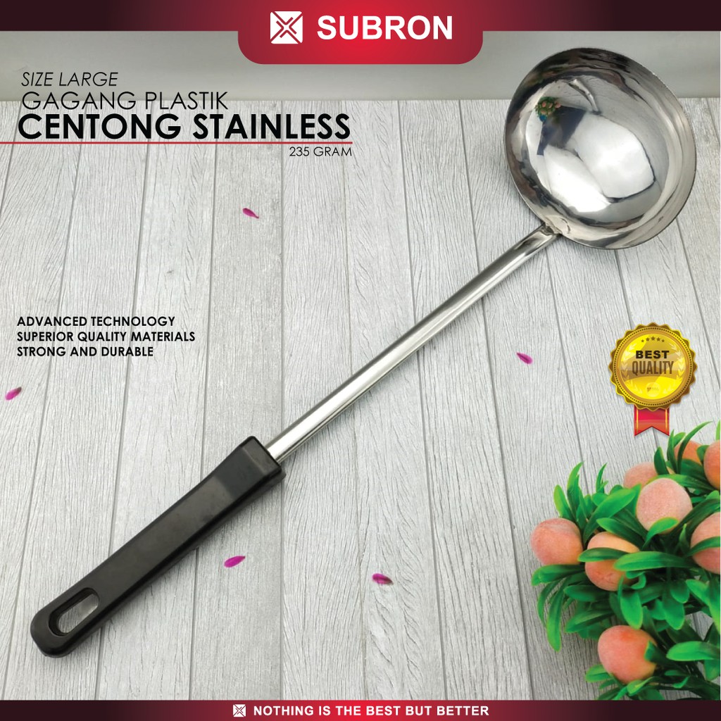 Jual SUBRON Soup Ladle Panjang 46cm Centong Kuah Soup Gagang plastik ...