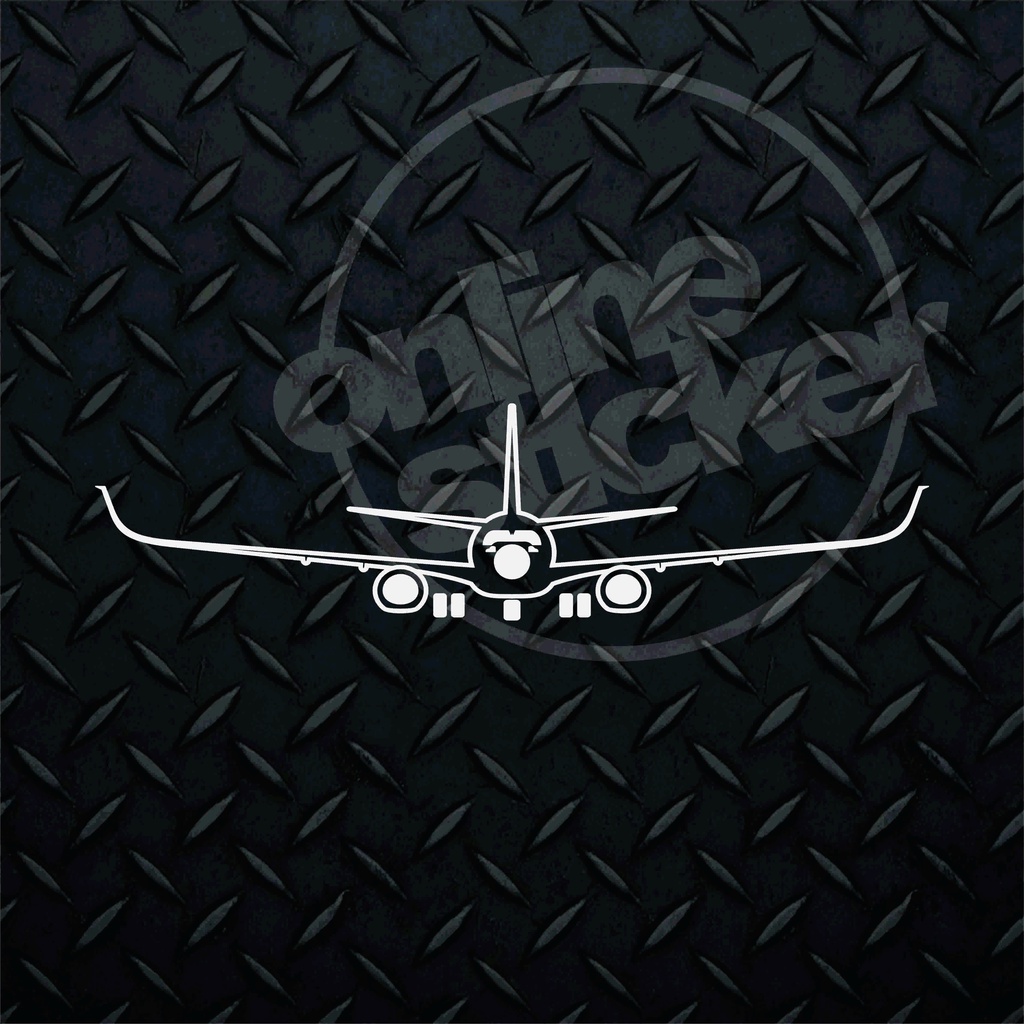 Jual Stiker Pesawat air force/boeing utk kaca belakang | sticker ...
