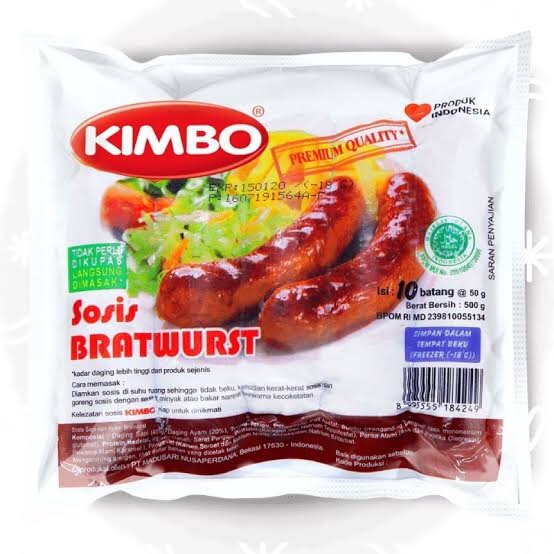 Jual kimbo bratwurst orginal isi 10 | Shopee Indonesia