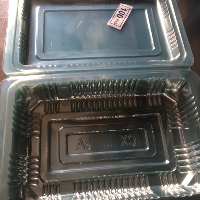 Jual Box Mika Makanan 3A ukuran 11x17 cm Wadah kotak plastik Nasi ...