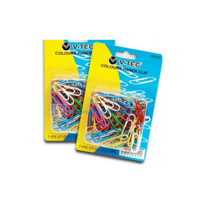 Jual Paperclip Warna VTEC / Paper clip warna vt 001 kecil | Shopee ...