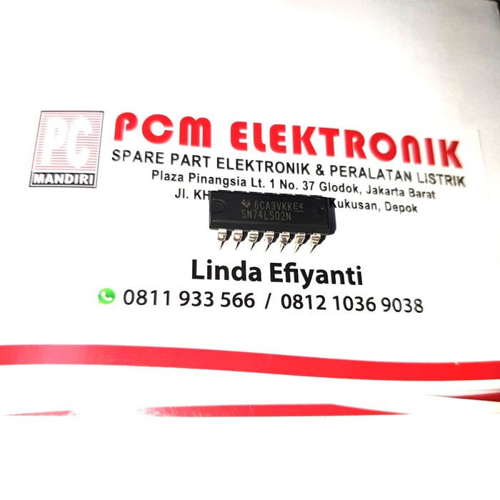 Jual New IC TTL 7402 SN 74LS02N | Shopee Indonesia