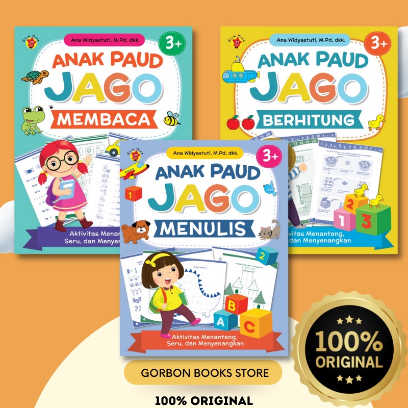 Jual Buku Anak PAUD Jago Menulis / Berhitung / Membaca by Ana Widyastuti | Shopee Indonesia