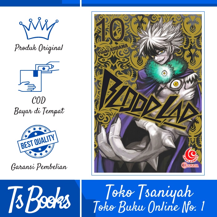 Jual Buku Komik Fantasi Blood Lad 10 Level Comics Yuuki KODAMA Fantasy Fiksi Fiction Misteri ...