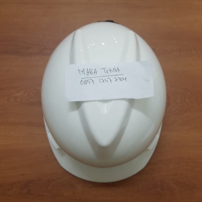 Jual HELM PROYEK PLUS CHIN STRAP KRISBOW PUTIH | Shopee Indonesia