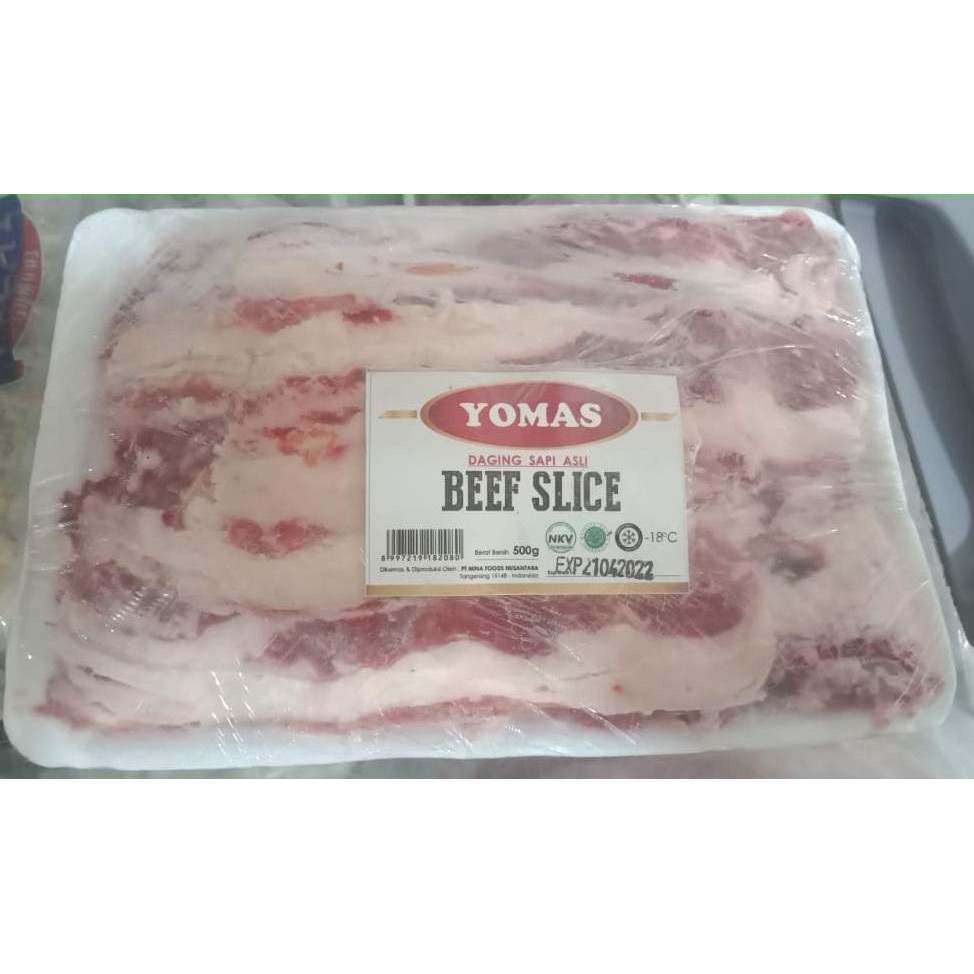 Jual DAGING SAPI SLICE DENGAN LEMAK 500GR HALAL | Shopee Indonesia