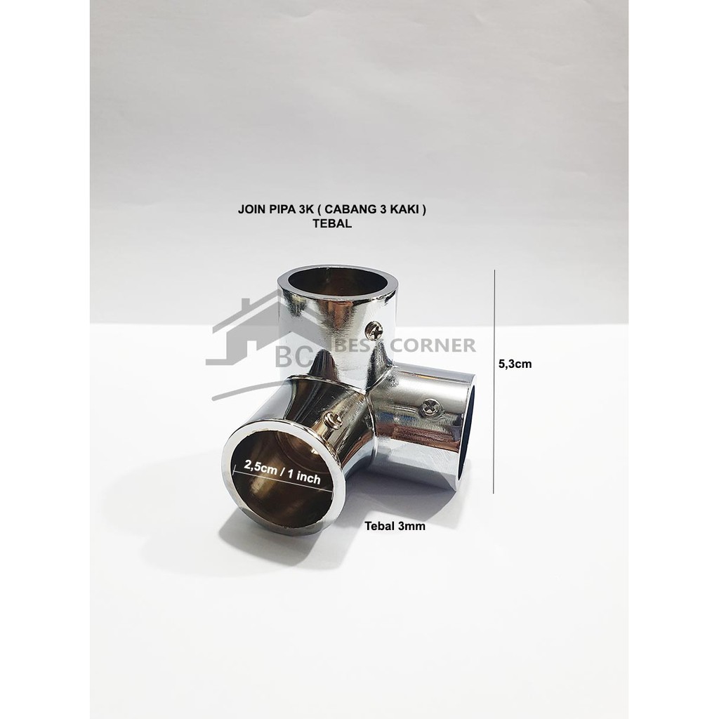 Jual Join Pipa / Sambungan Pipa 3 Cabang 1 Inch tebal | Shopee Indonesia