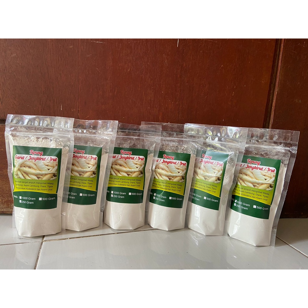 Jual Tepung irut/tepung pati irut/tepung garut/jengkirut 500gram ...