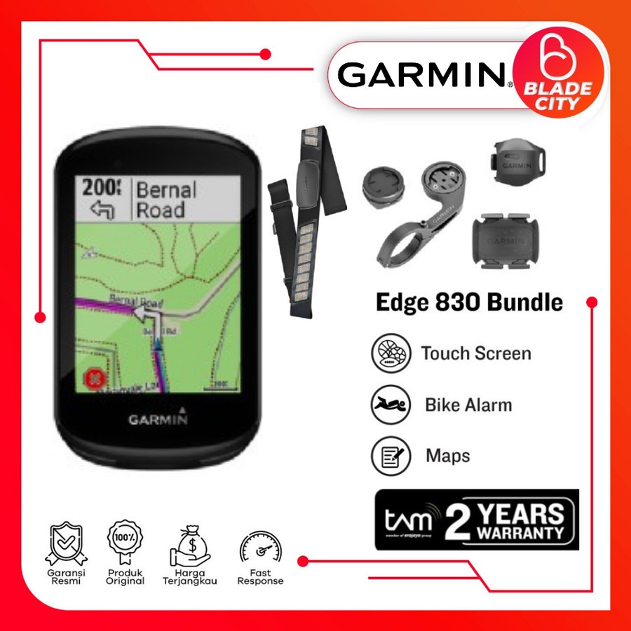 Jual Garmin Edge 830 Sensor Bundle Original Garansi Resmi TAM 2 Tahun ...