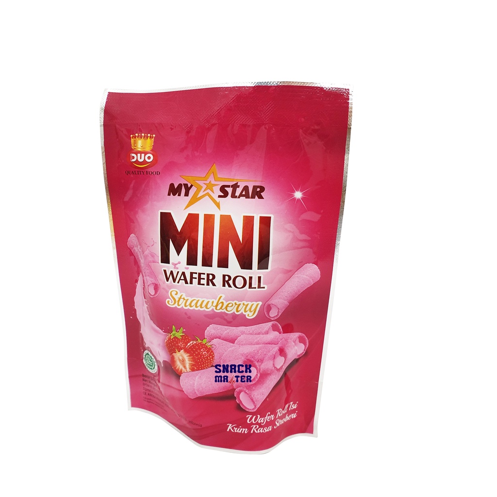 Jual My Star Mini Wafer ROLL Duosus - Netto 50 gr | Shopee Indonesia
